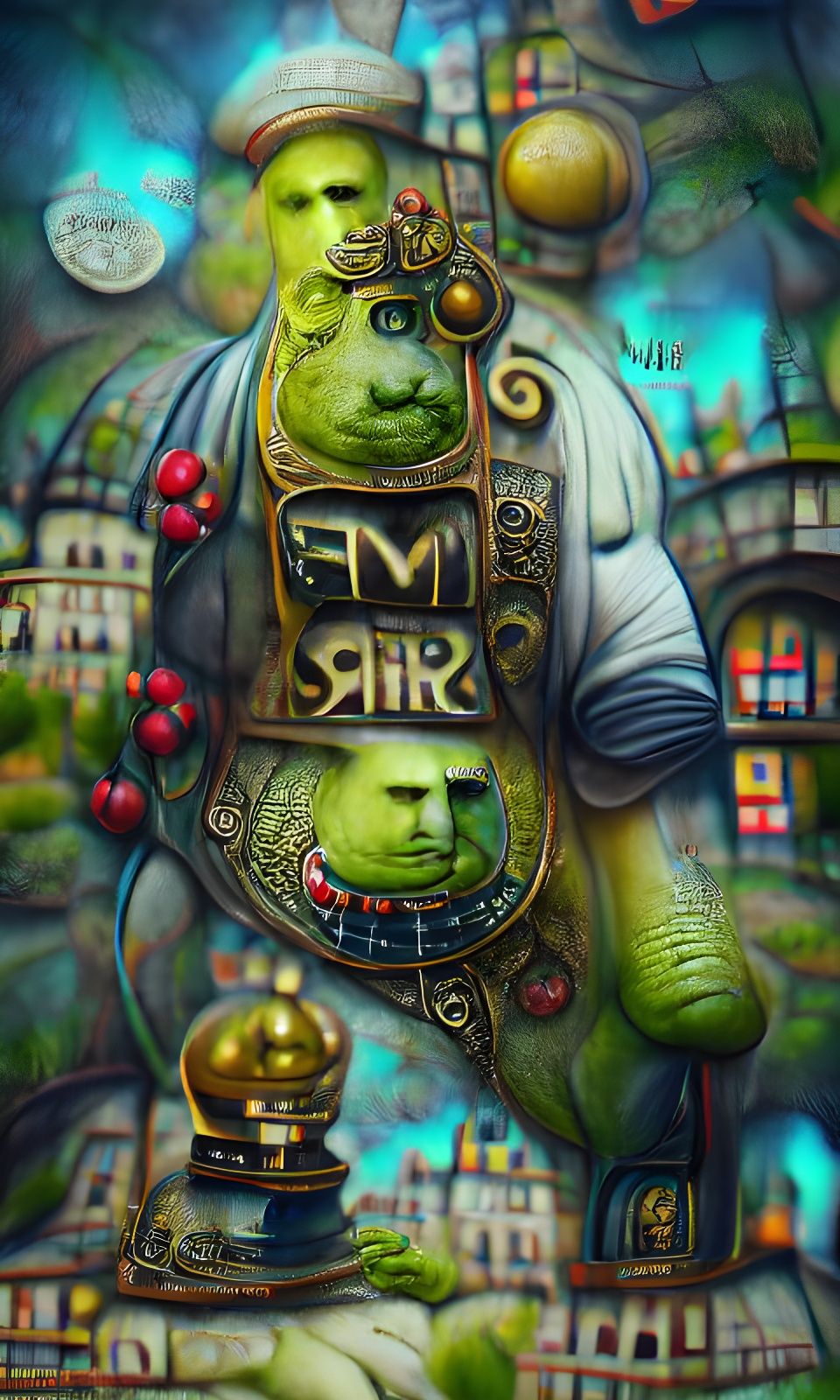 Shrek man - AI Generated Artwork - NightCafe Creator