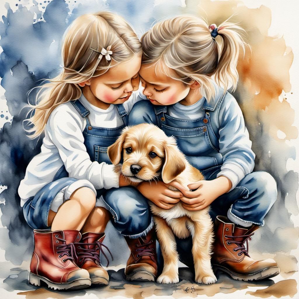 sisters. - AI Generated Artwork - NightCafe Creator