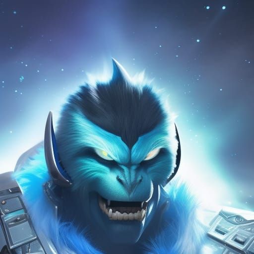 ice monkey - AI Generated Artwork - NightCafe Creator