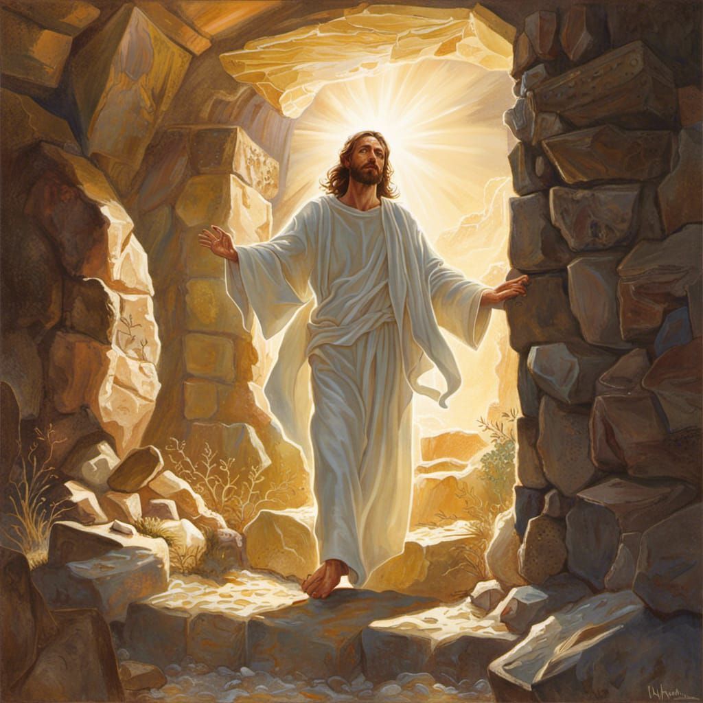 He is Risen - AI Generated Artwork - NightCafe Creator