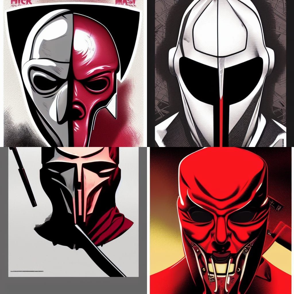 Hitman's slasher mask it looks to be homemade - AI Generated Artwork ...