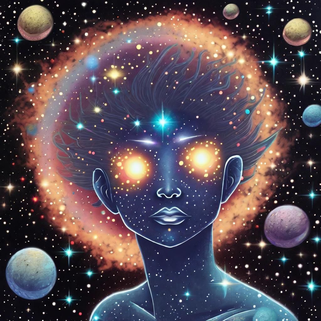 cosmic Sprite in the cosmos - AI Generated Artwork - NightCafe Creator