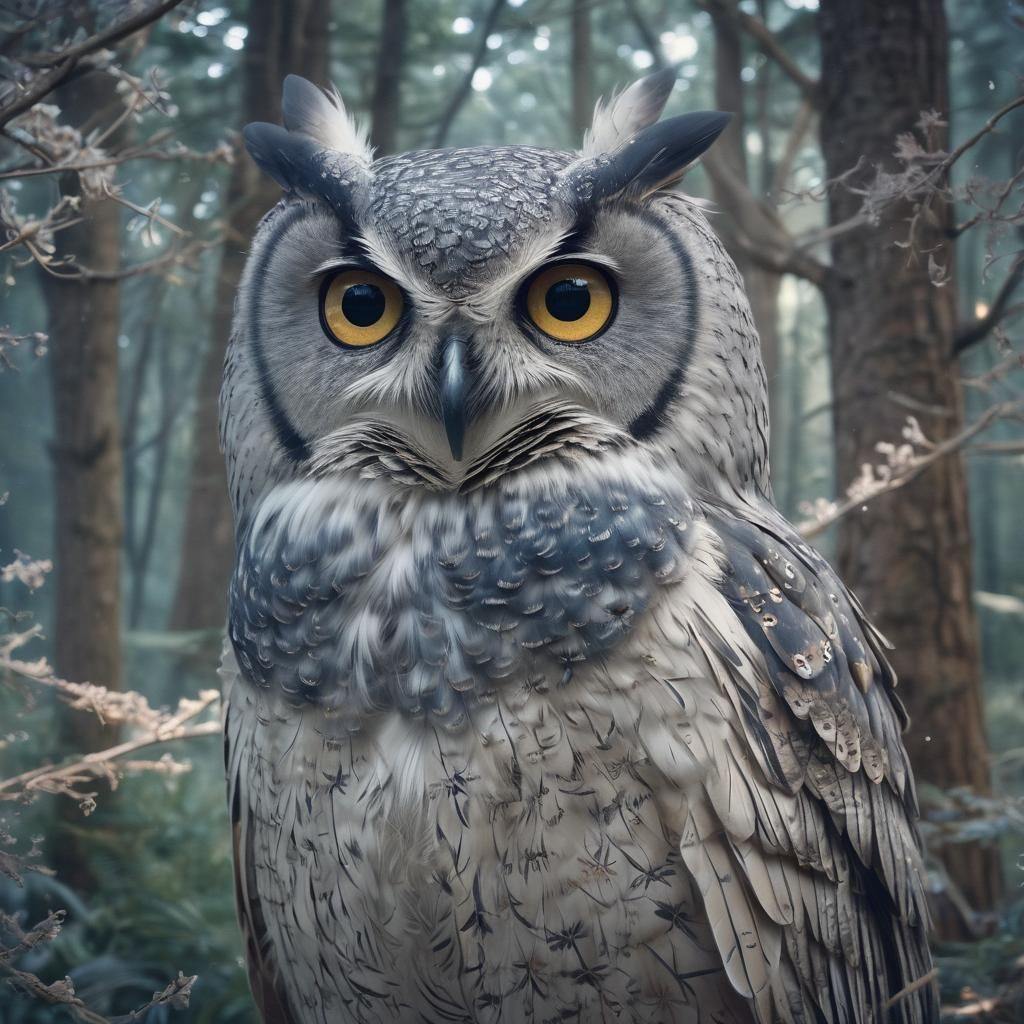 Owl - AI Generated Artwork - NightCafe Creator