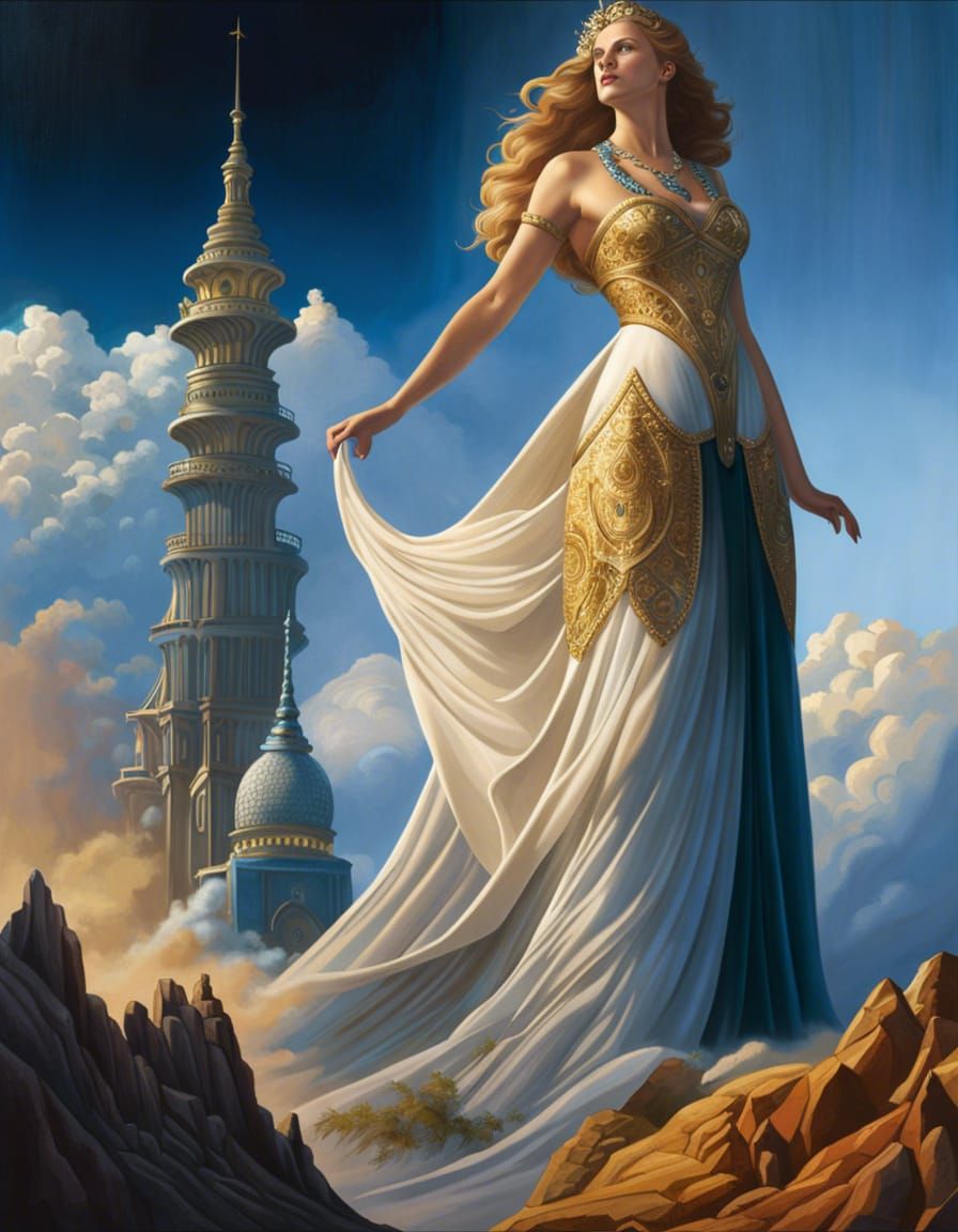 The Goddess of Peace - AI Generated Artwork - NightCafe Creator