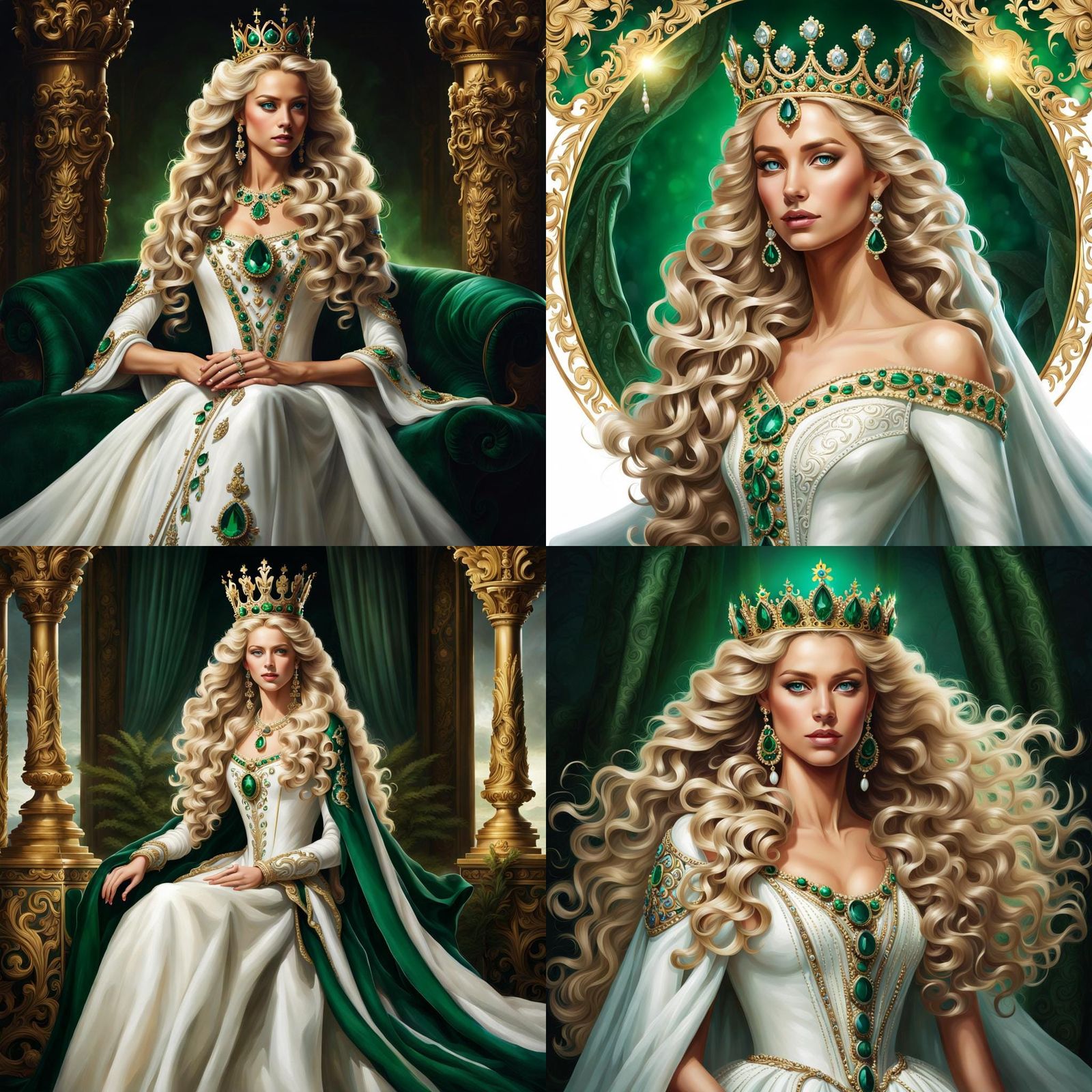 Gorgeous Queen - AI Generated Artwork - NightCafe Creator