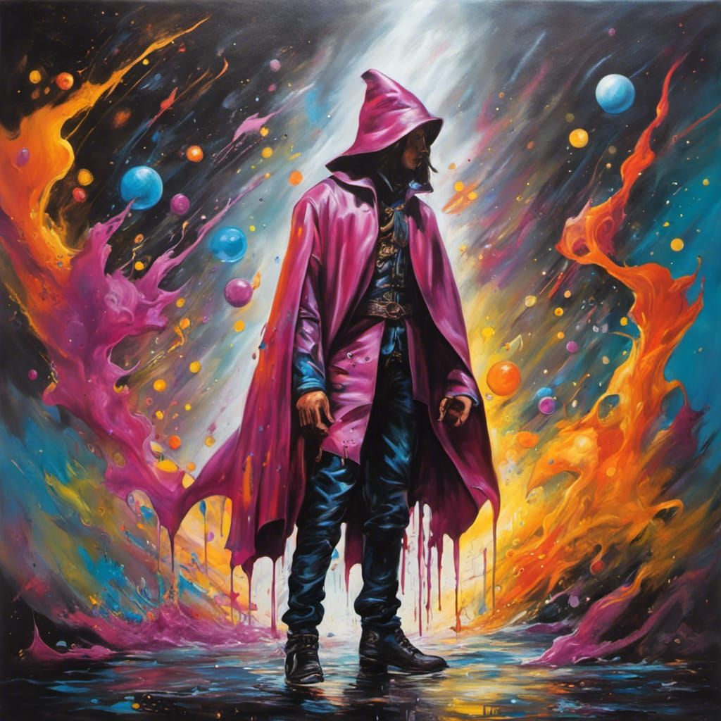 Cloaked wizard - AI Generated Artwork - NightCafe Creator