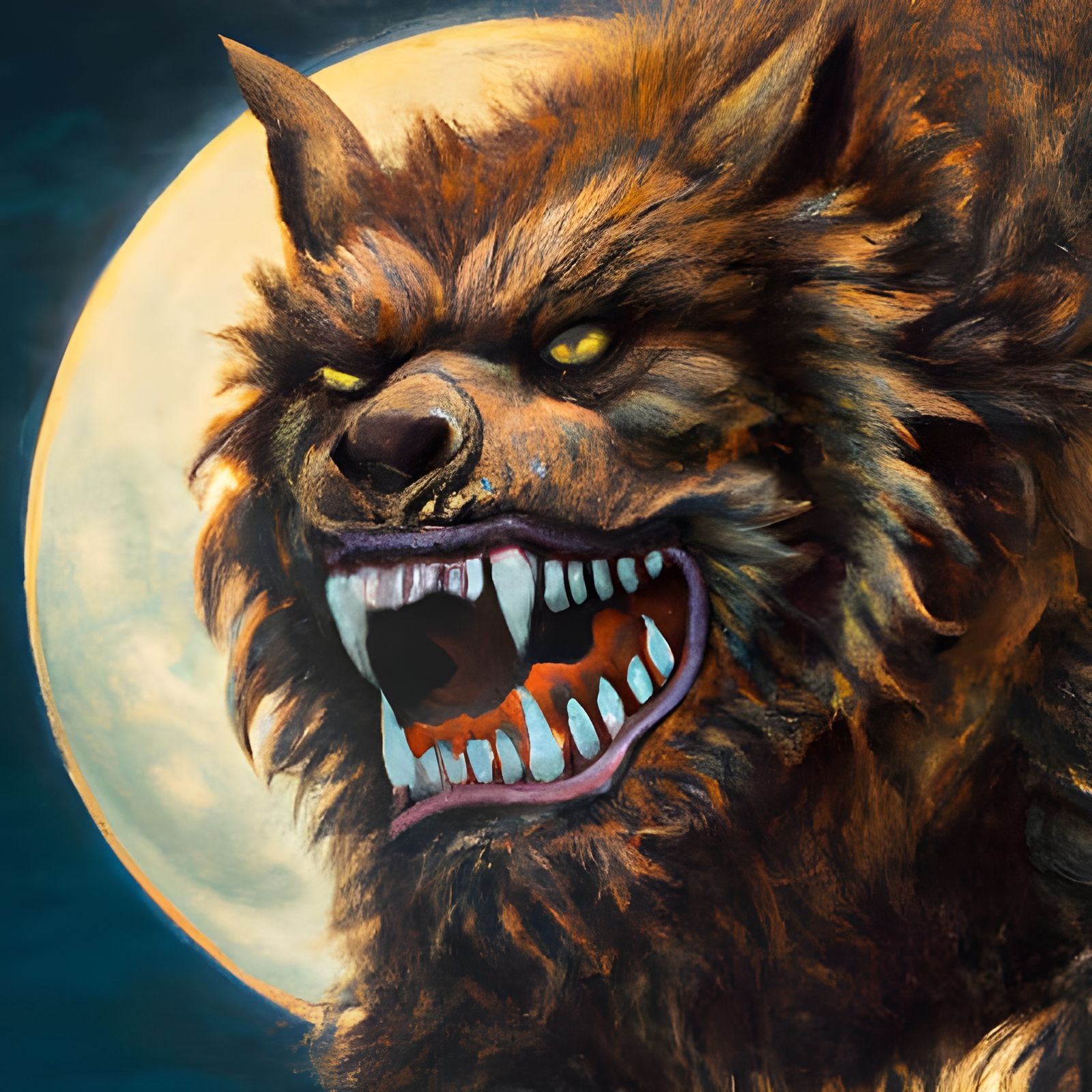 Werewolf - AI Generated Artwork - NightCafe Creator