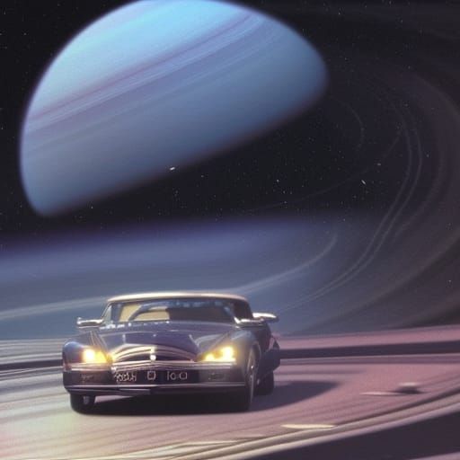 car in saturn - AI Generated Artwork - NightCafe Creator