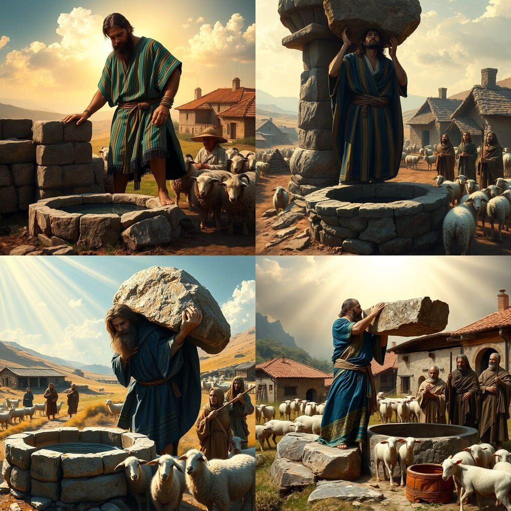 Ancient Shepherd Unveils Hidden Water Source in a ... - AI Art