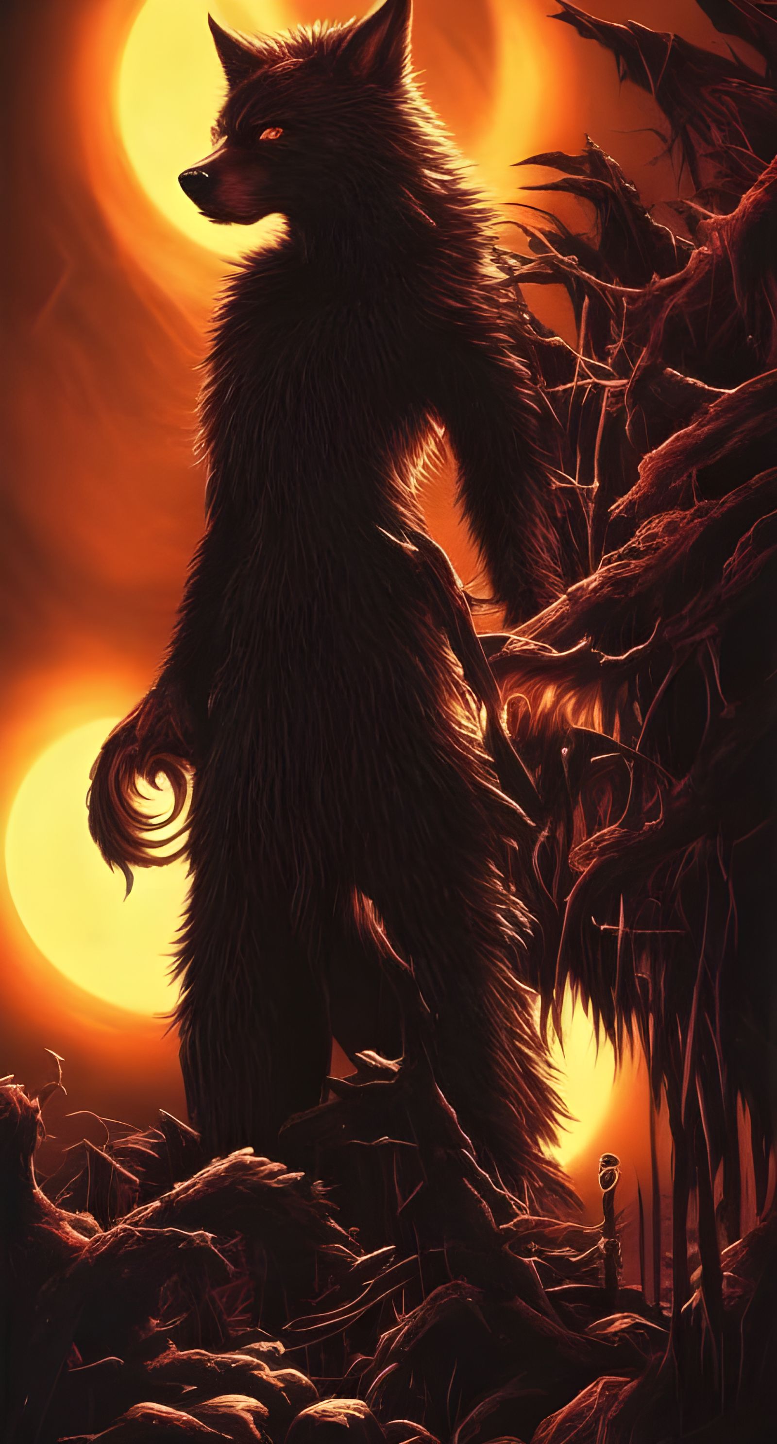 Werewolf - AI Generated Artwork - NightCafe Creator