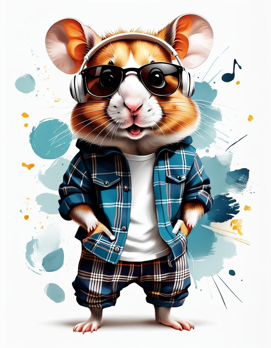 Hipster Mr. Tibbles - AI Generated Artwork - NightCafe Creator
