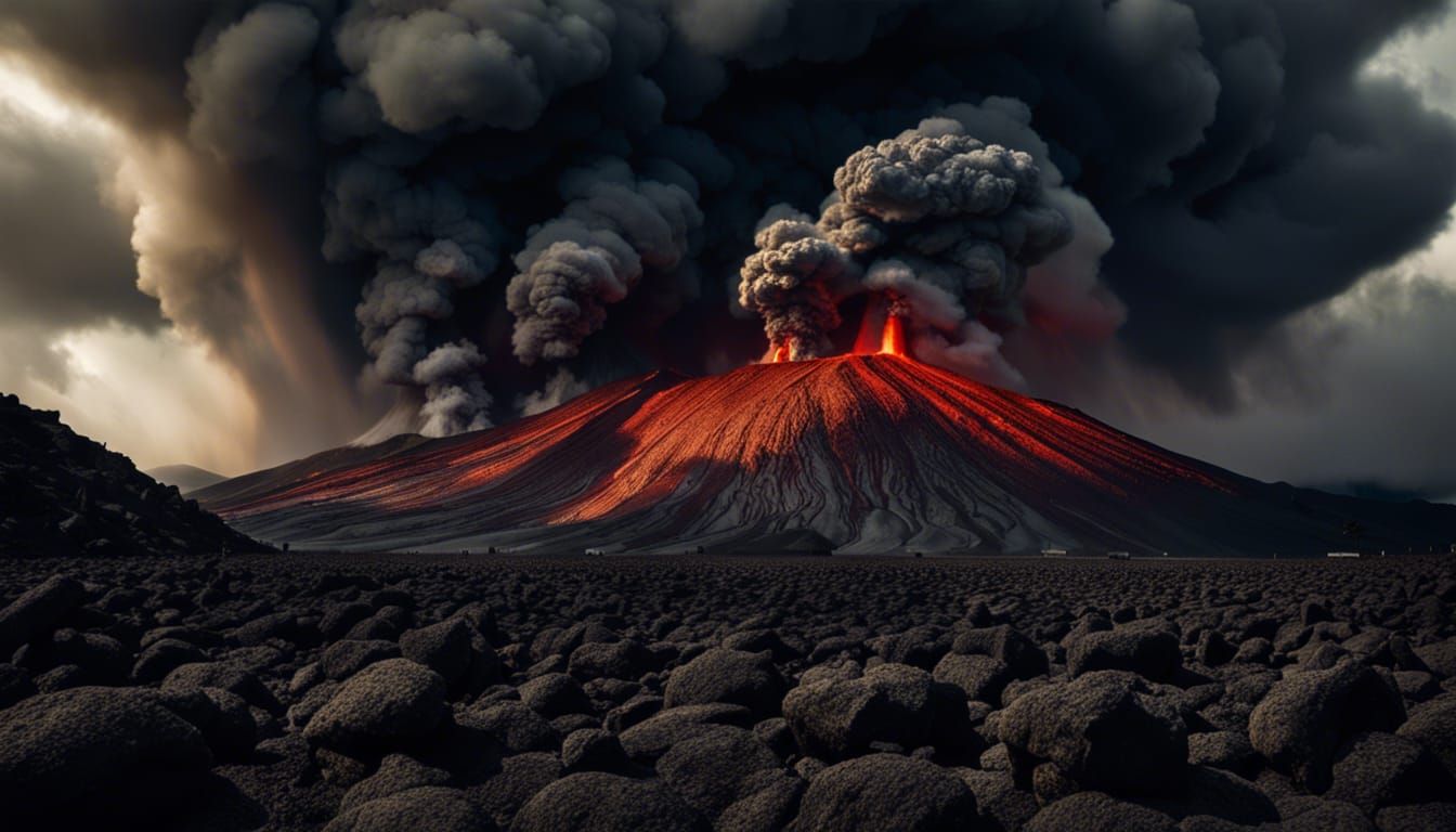 Eruption - AI Generated Artwork - NightCafe Creator