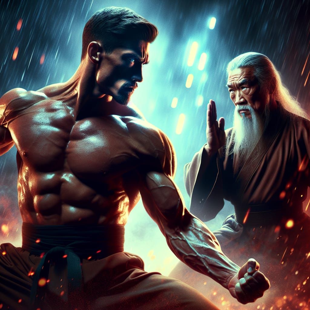 Master vs Apprentice - AI Generated Artwork - NightCafe Creator