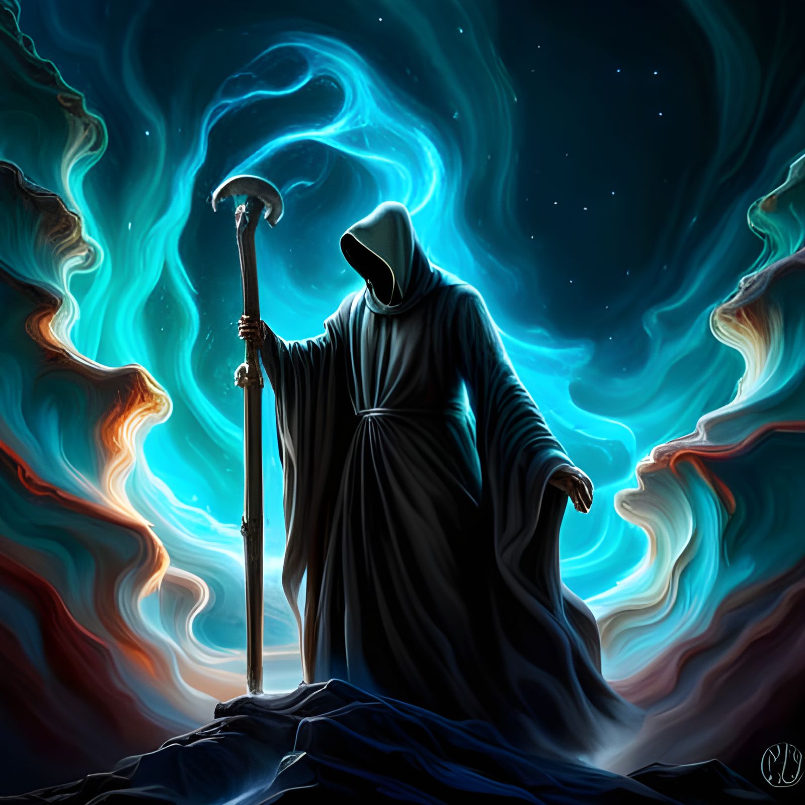 Cosmic Mage - AI Generated Artwork - NightCafe Creator