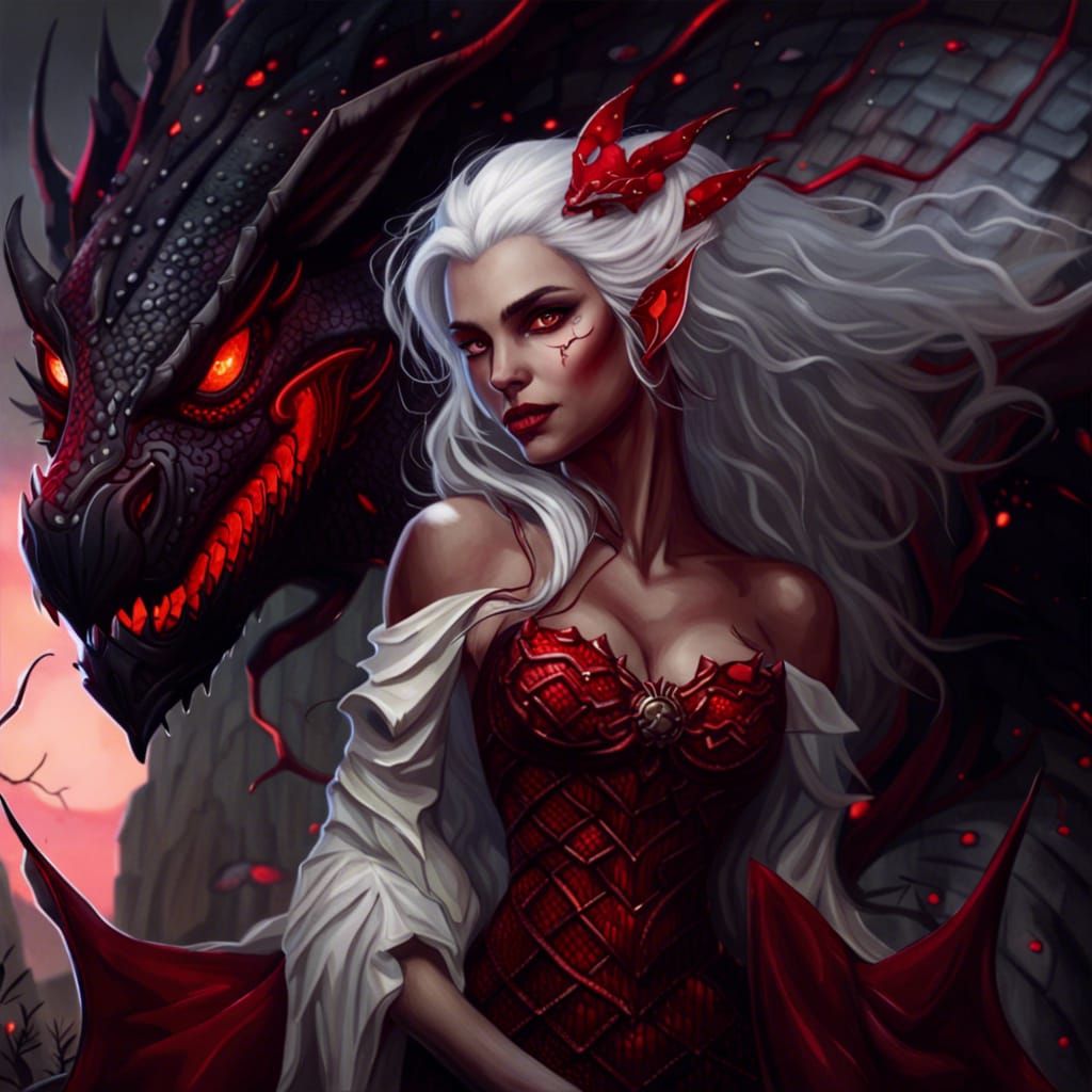 Dark Elf Queen - AI Generated Artwork - NightCafe Creator