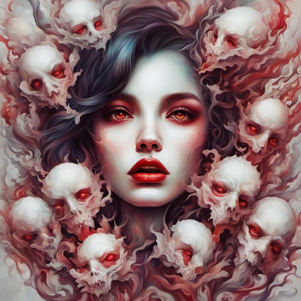 intrusive thoughts - AI Generated Artwork - NightCafe Creator