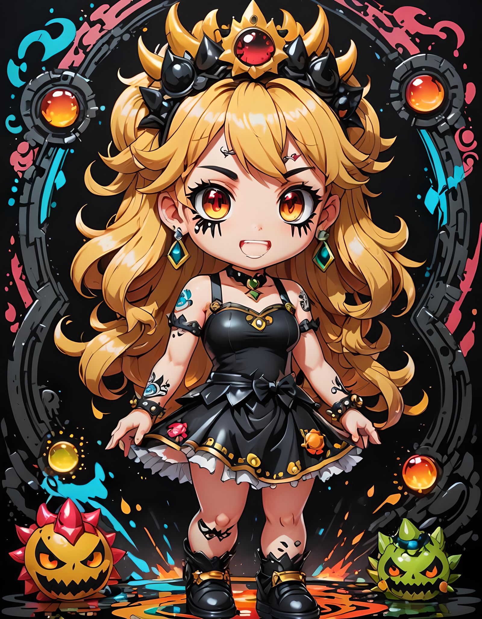 Bowsette ~ 🐲 2 - AI Generated Artwork - NightCafe Creator