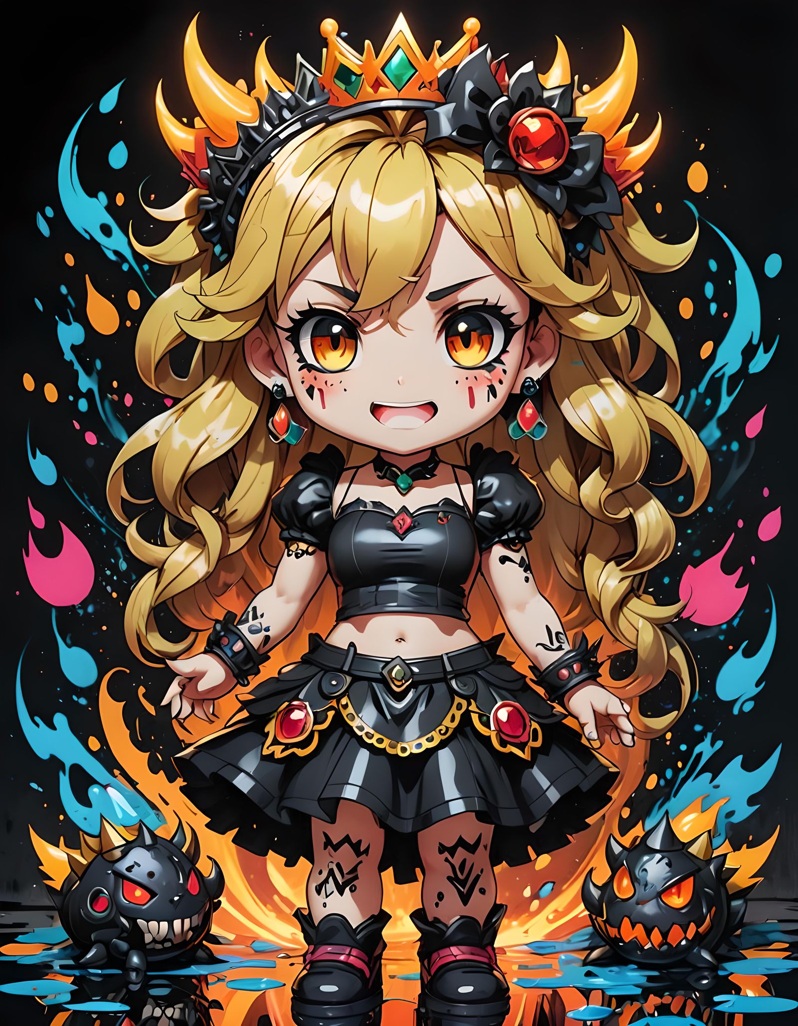 Bowsette ~ 🐲 3 - AI Generated Artwork - NightCafe Creator