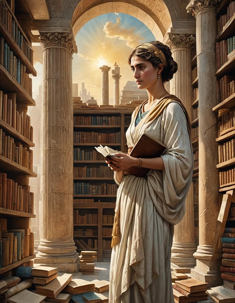 Hypatia- Philosopher, Astronomer, & Mathematician, died 415 AD - AI ...