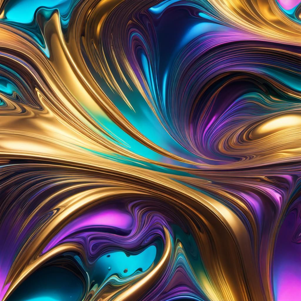 Transitions with Gold V - AI Generated Artwork - NightCafe Creator