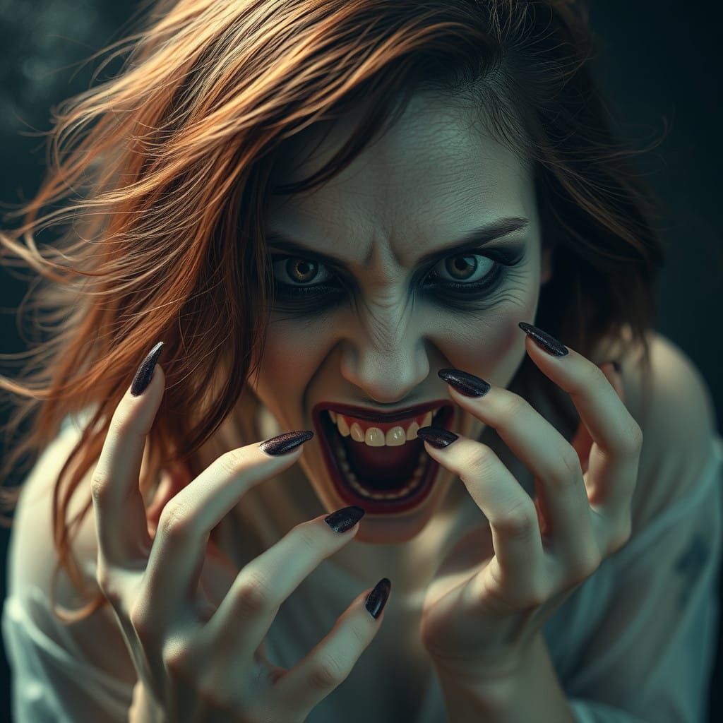 Tickle tickle. - A Haunting Female Ghost Beckons with a Wick...