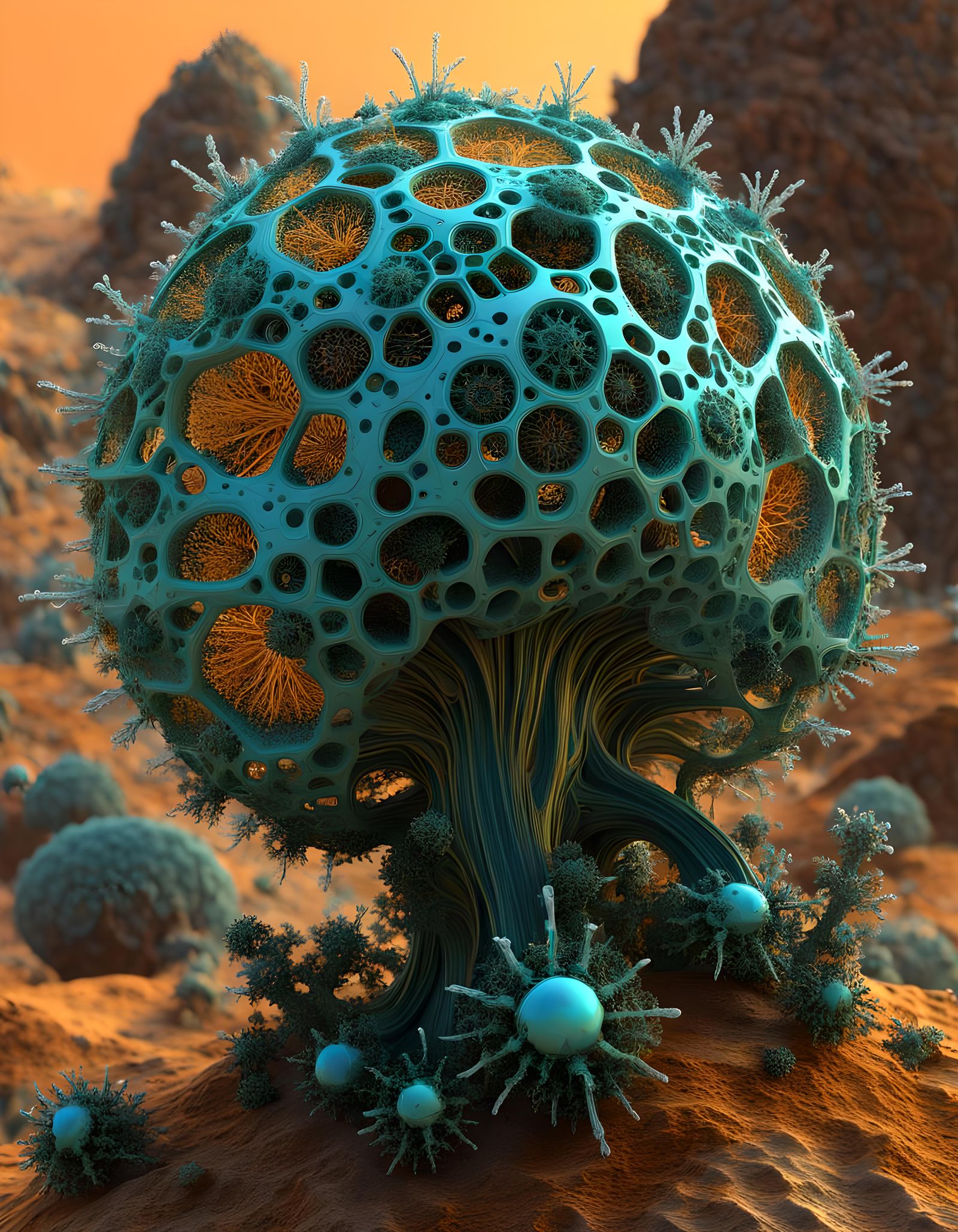 SELF REPLICATING SYNTHETIC LIFE FORM - AI Generated Artwork - NightCafe ...