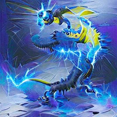 Electro Dragon - AI Generated Artwork - NightCafe Creator