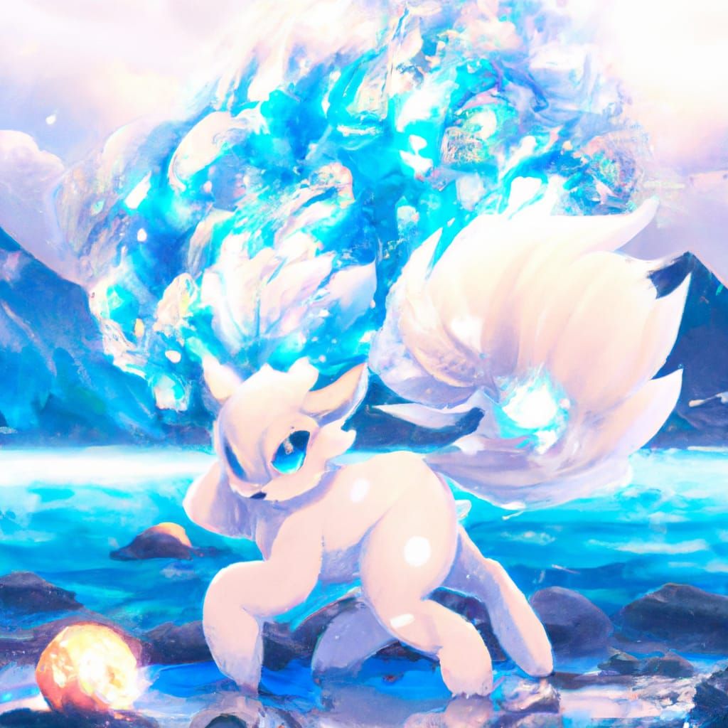 Alolan Vulpix - AI Generated Artwork - NightCafe Creator