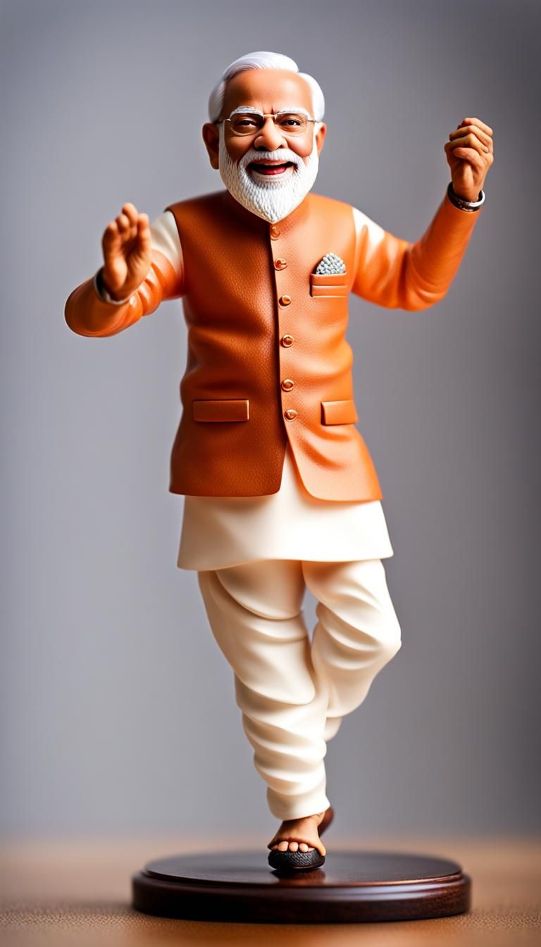 Modi ji dancing - AI Generated Artwork - NightCafe Creator