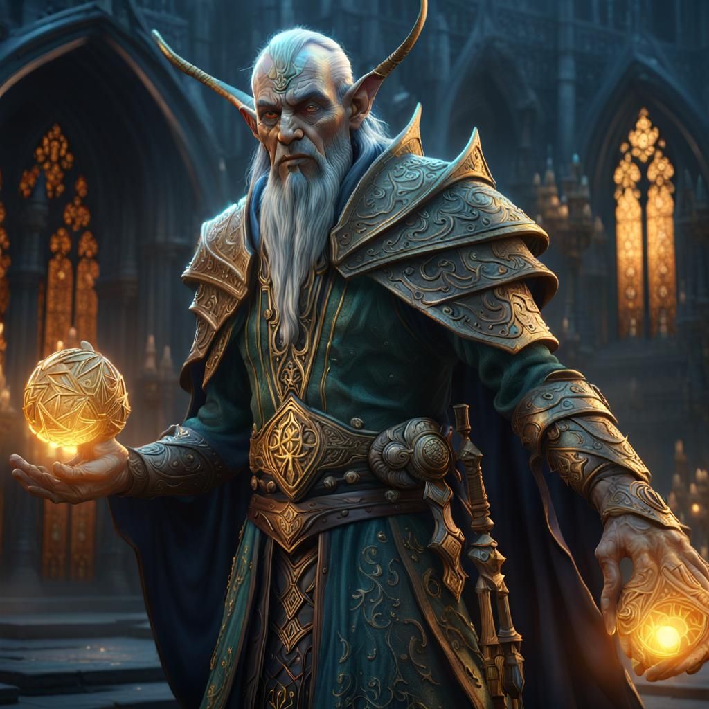 Abstracted elven protector - AI Generated Artwork - NightCafe Creator