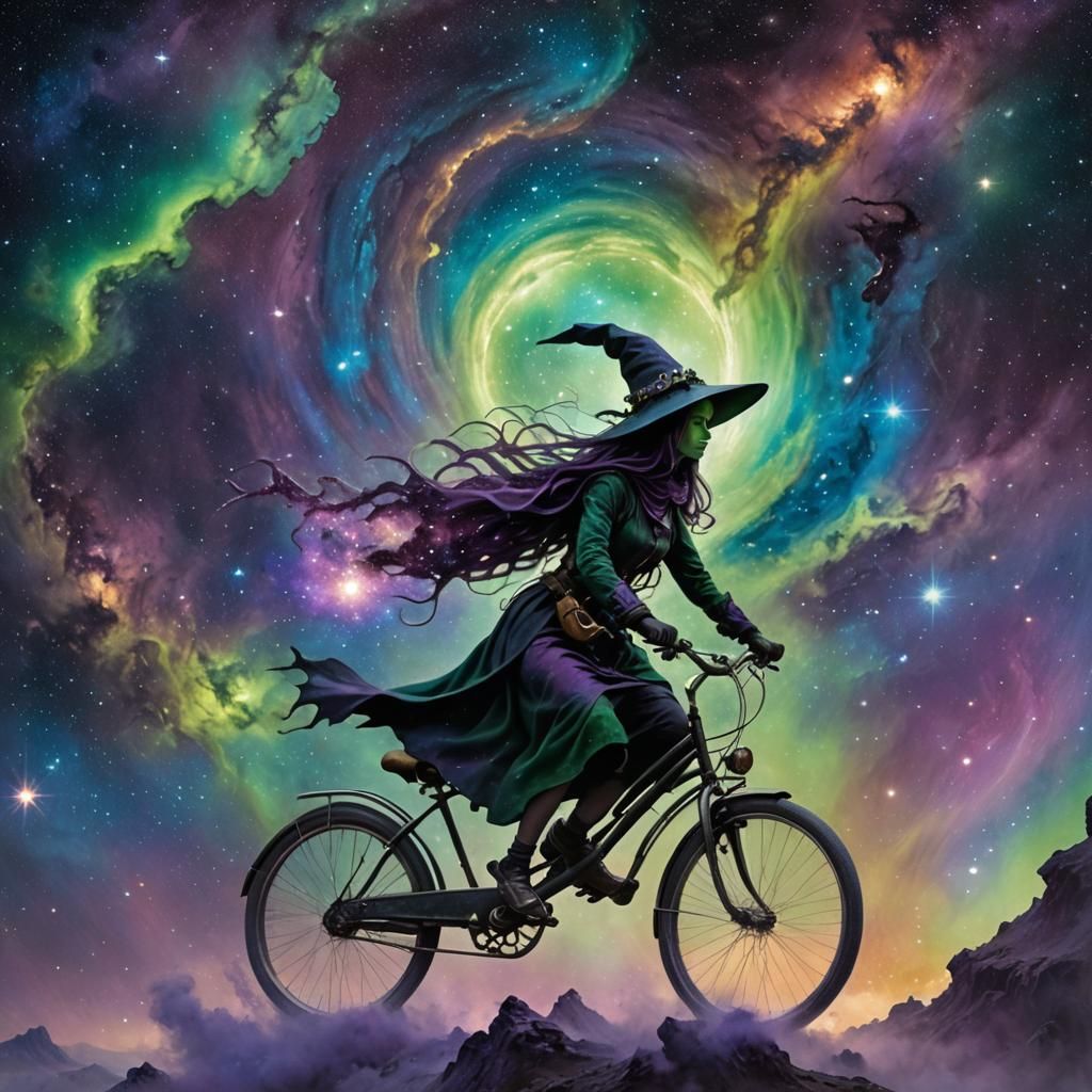 Space Witch - AI Generated Artwork - NightCafe Creator