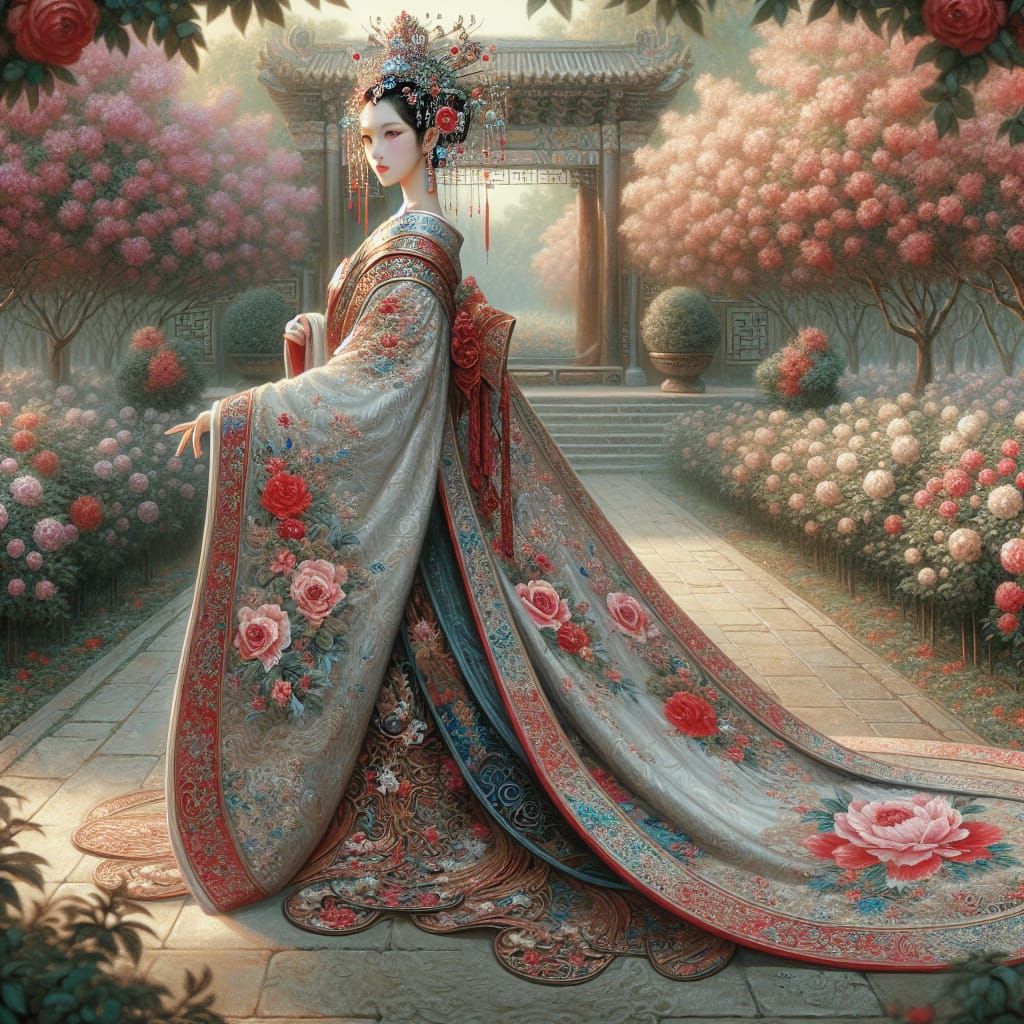 Asian Princess from the Tang Dynasty