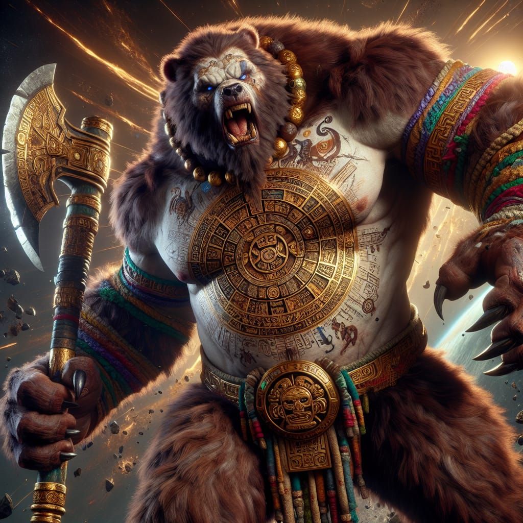 Ted breed of Werebear - AI Generated Artwork - NightCafe Creator