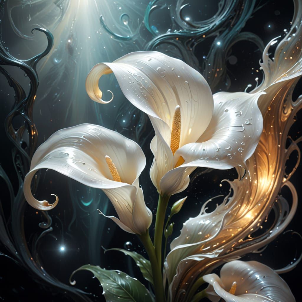 White calla lily - White calla lily