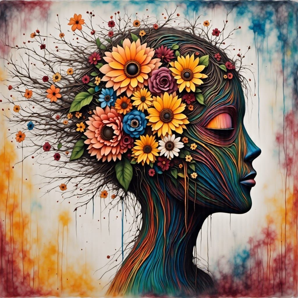 Sadness can bring another flowering