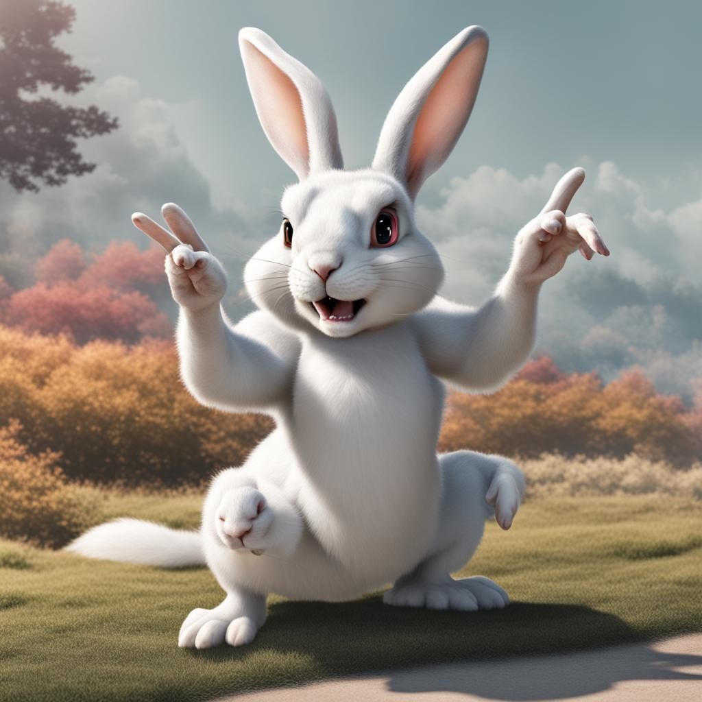 A rabbit - AI Generated Artwork - NightCafe Creator