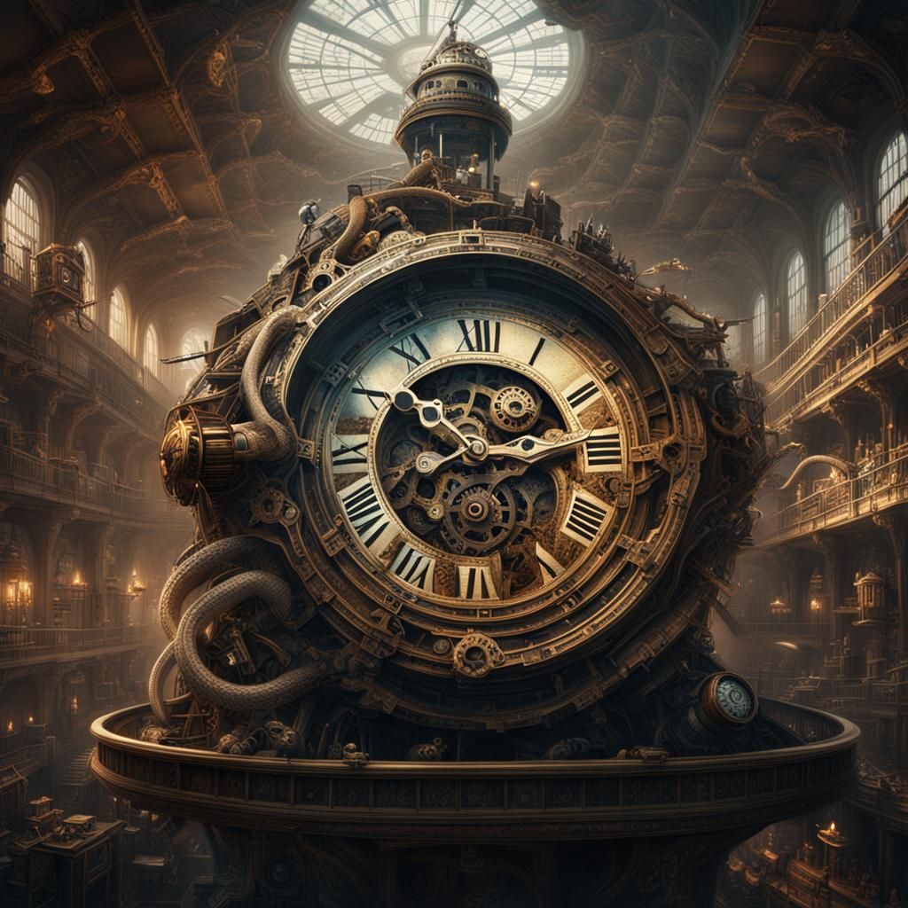 Clock - AI Generated Artwork - NightCafe Creator