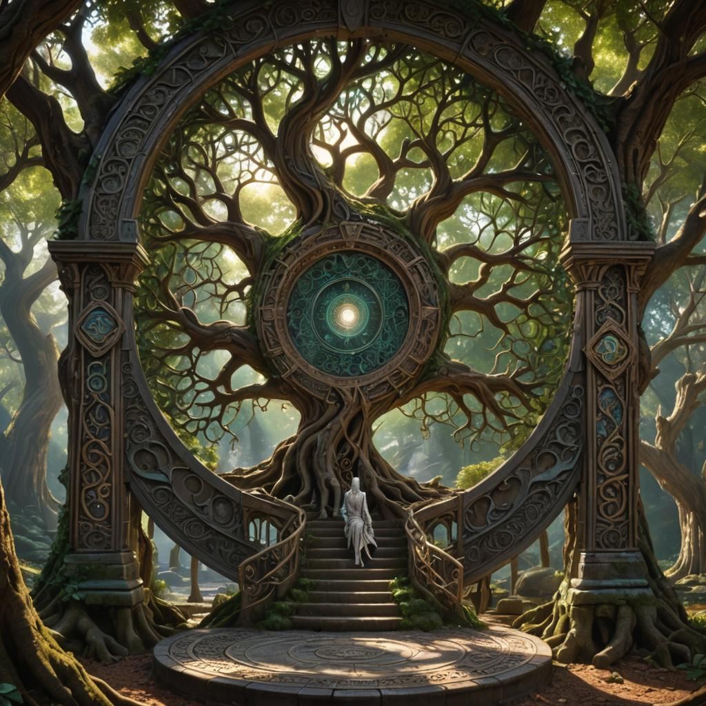 Here's the entrance to the Elfic kingdom - AI Generated Artwork ...