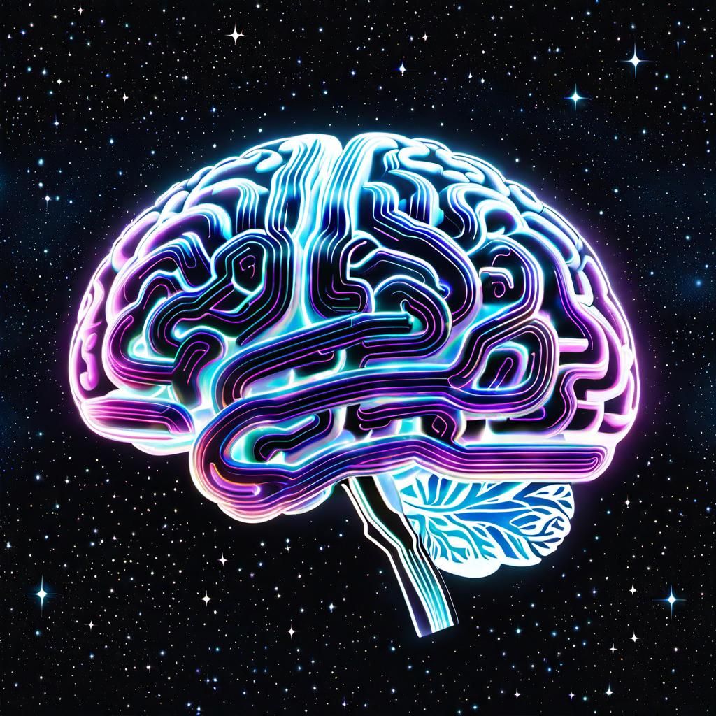 Techno Brain - AI Generated Artwork - NightCafe Creator