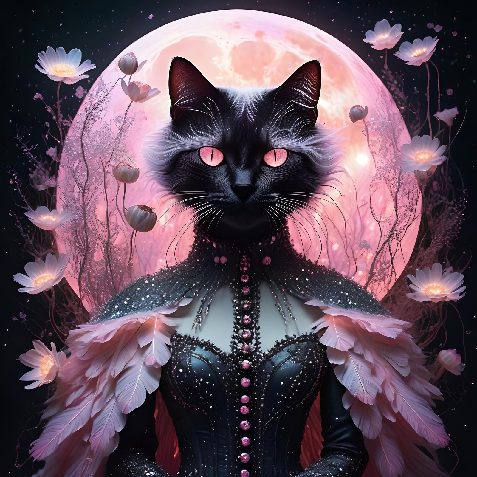 Countess Meowkula - AI Generated Artwork - NightCafe Creator