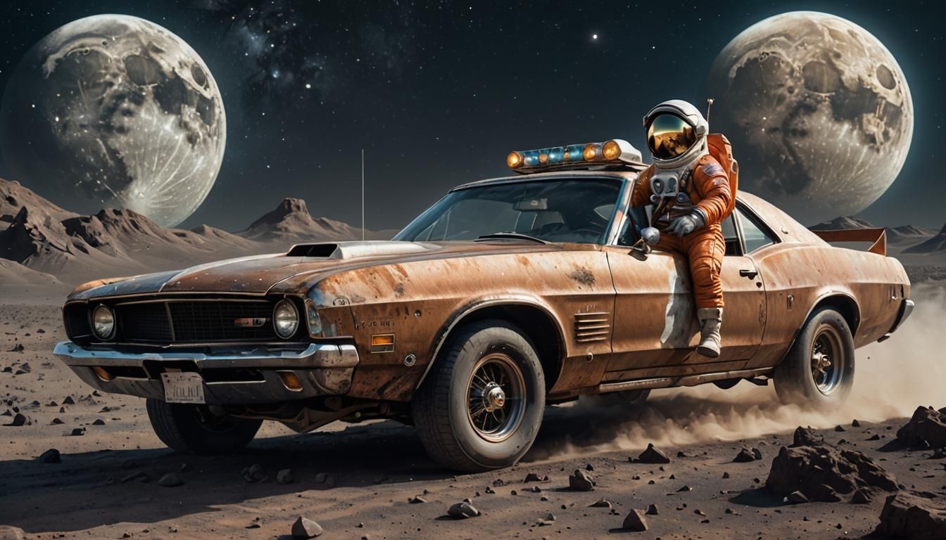 Space Cowboy - AI Generated Artwork - NightCafe Creator