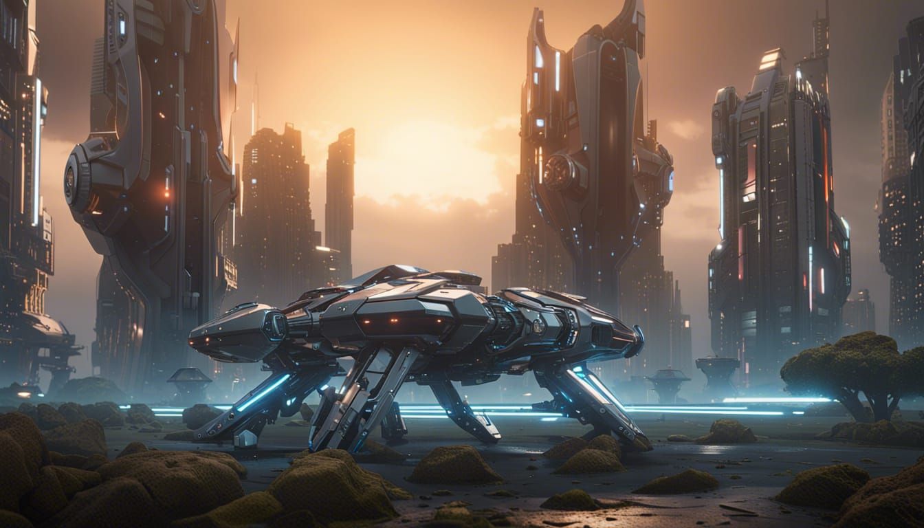 intricate city, intricate details, panoramic shot, focused, 8K ...