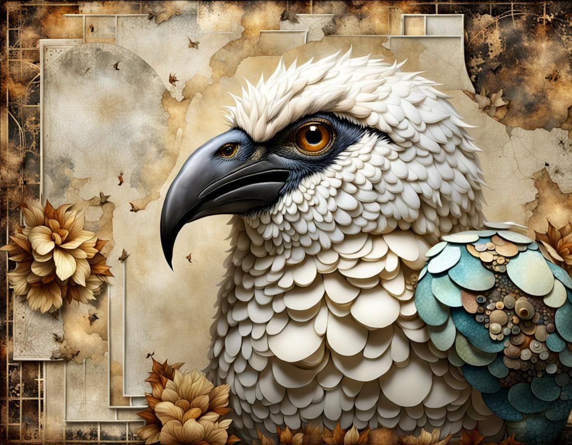 grumpy bubbass bird patchworknesting by plushie artist "bagwormpunk ...