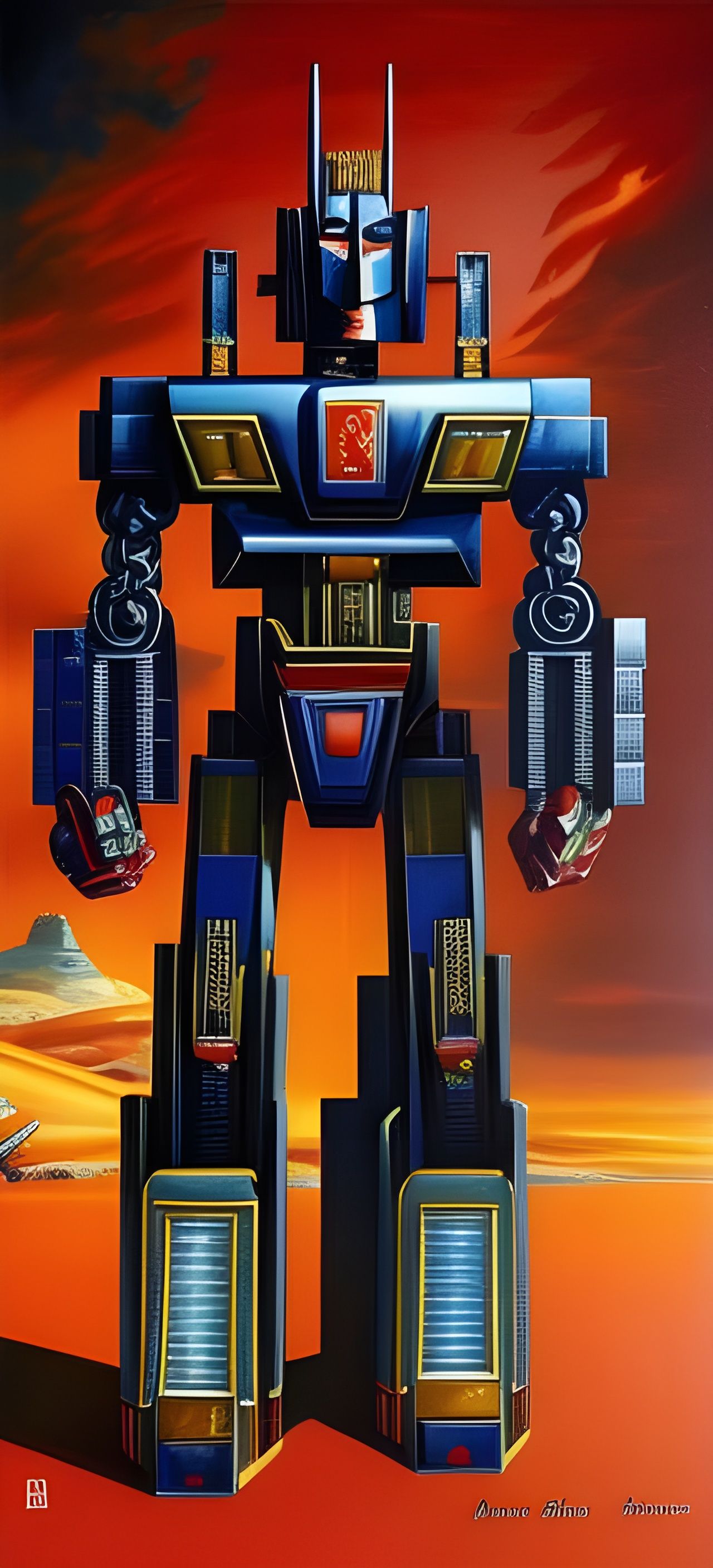 Robot Optimus Prime - AI Generated Artwork - NightCafe Creator