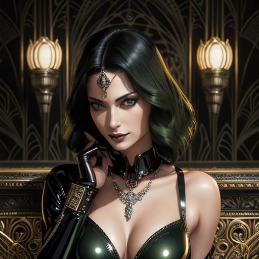 goth goddess - AI Generated Artwork - NightCafe Creator