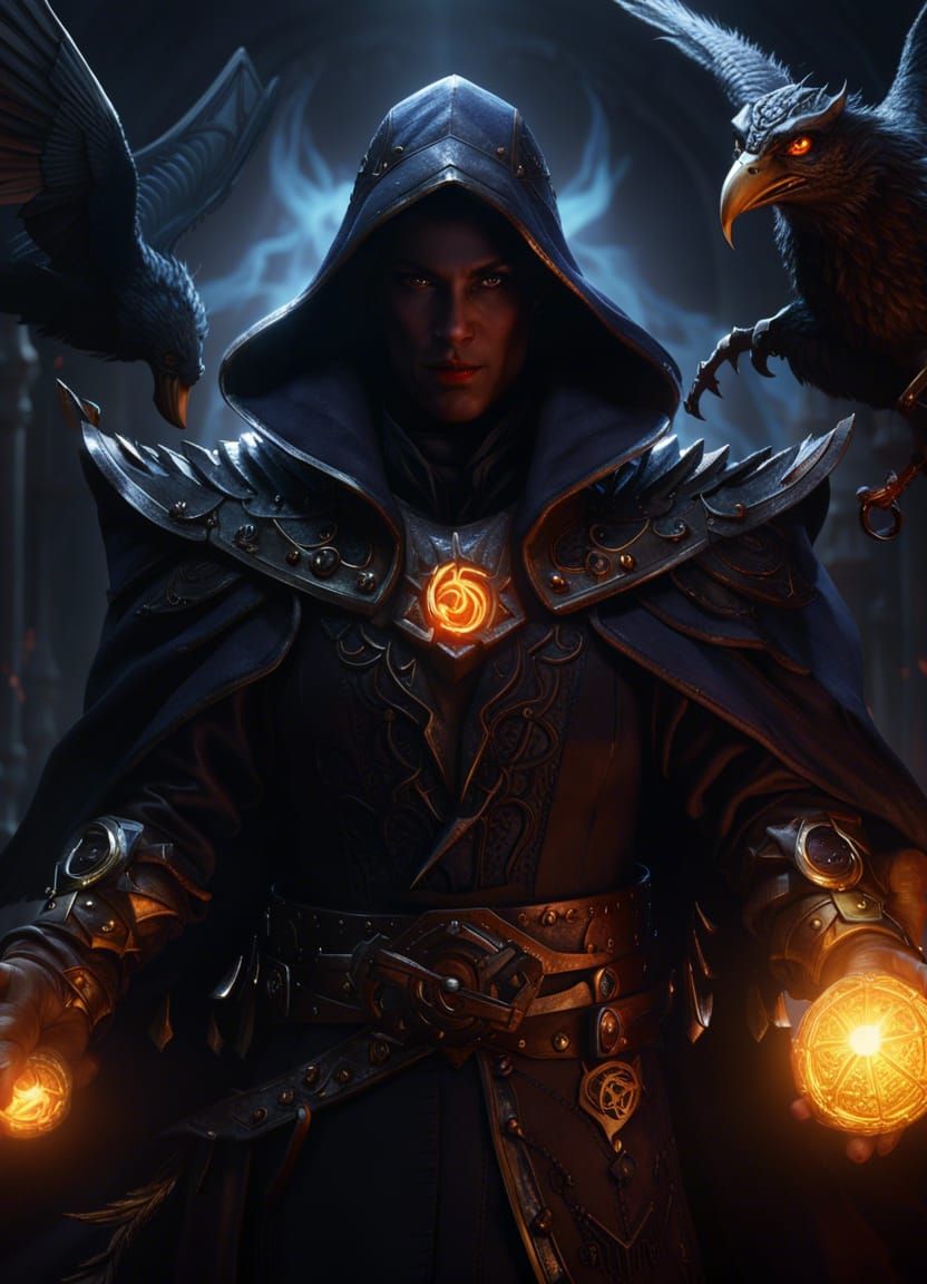 Warlock - AI Generated Artwork - NightCafe Creator