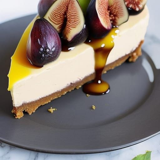 Mango Fig Dessert 6 - AI Generated Artwork - NightCafe Creator