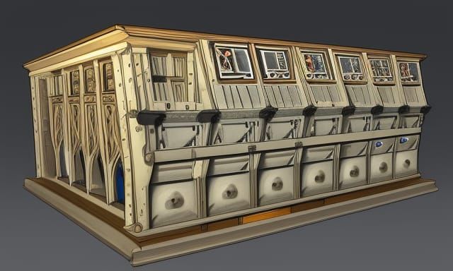 A Medieval Supercomputer - AI Generated Artwork - NightCafe Creator