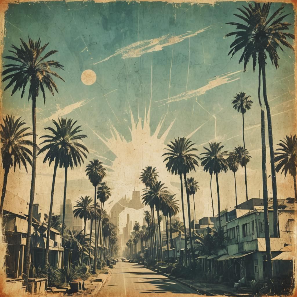 Vintage Suburbs - AI Generated Artwork - NightCafe Creator