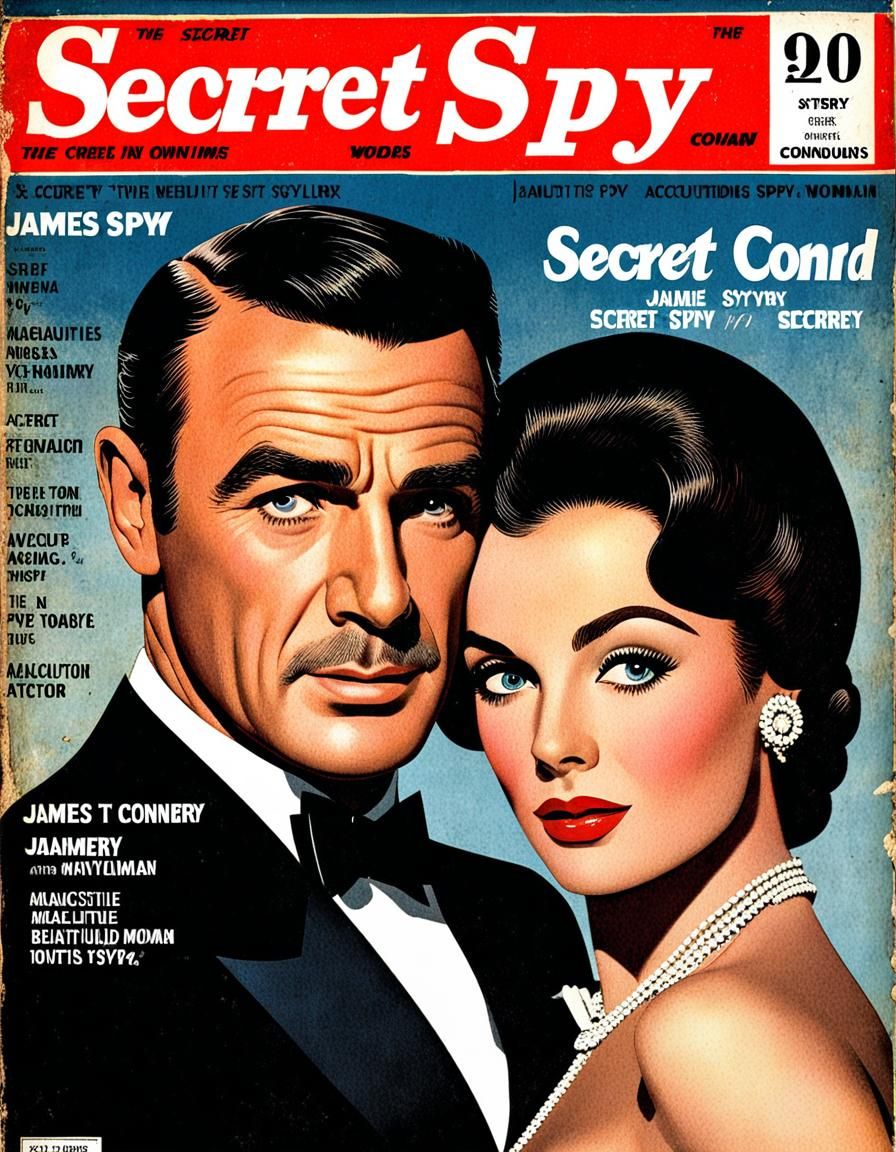 Pulp Spy Cover #23 - AI Generated Artwork - NightCafe Creator